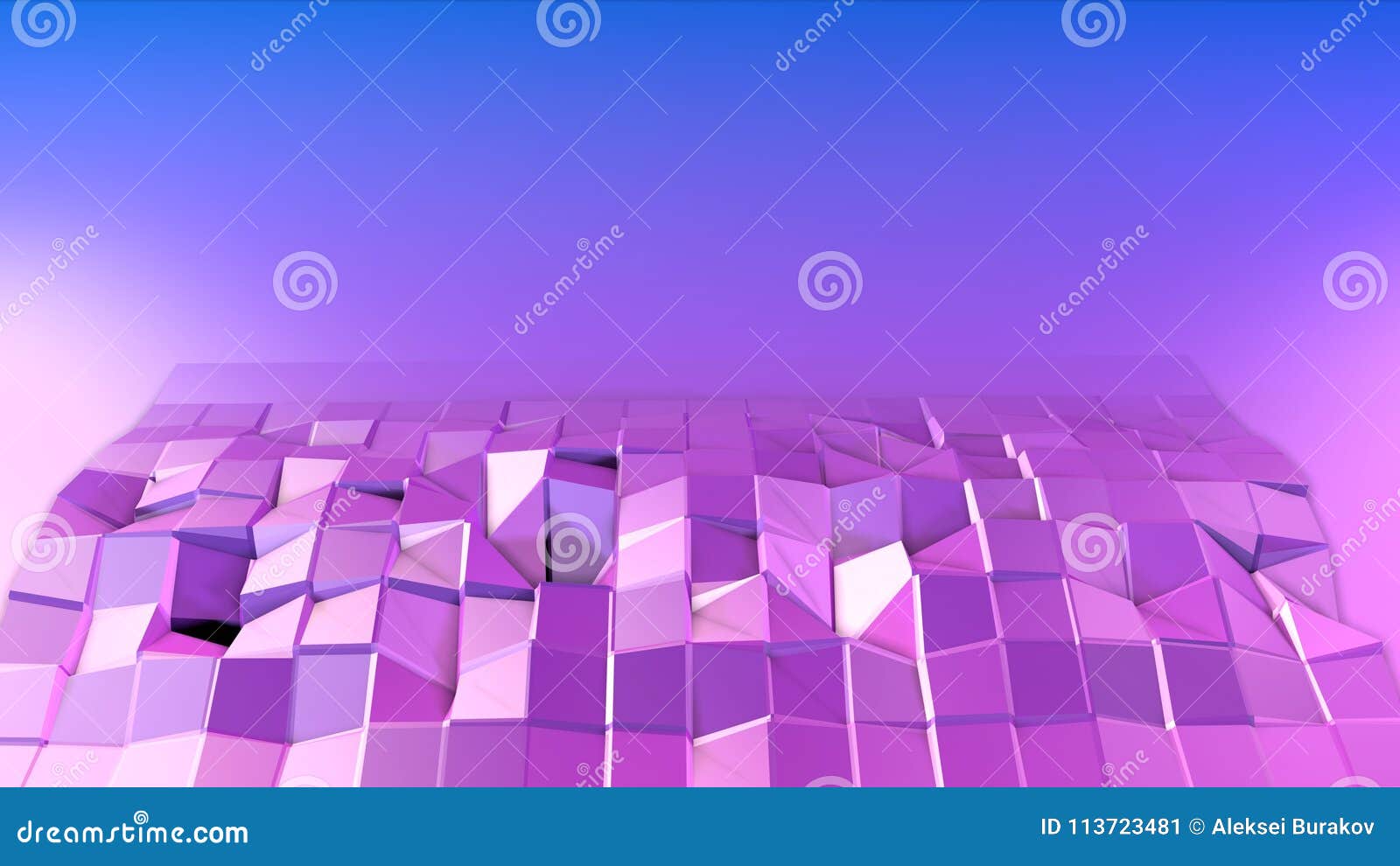 Low Poly Abstract Background with Modern Gradient Colors. Violet Colors ...