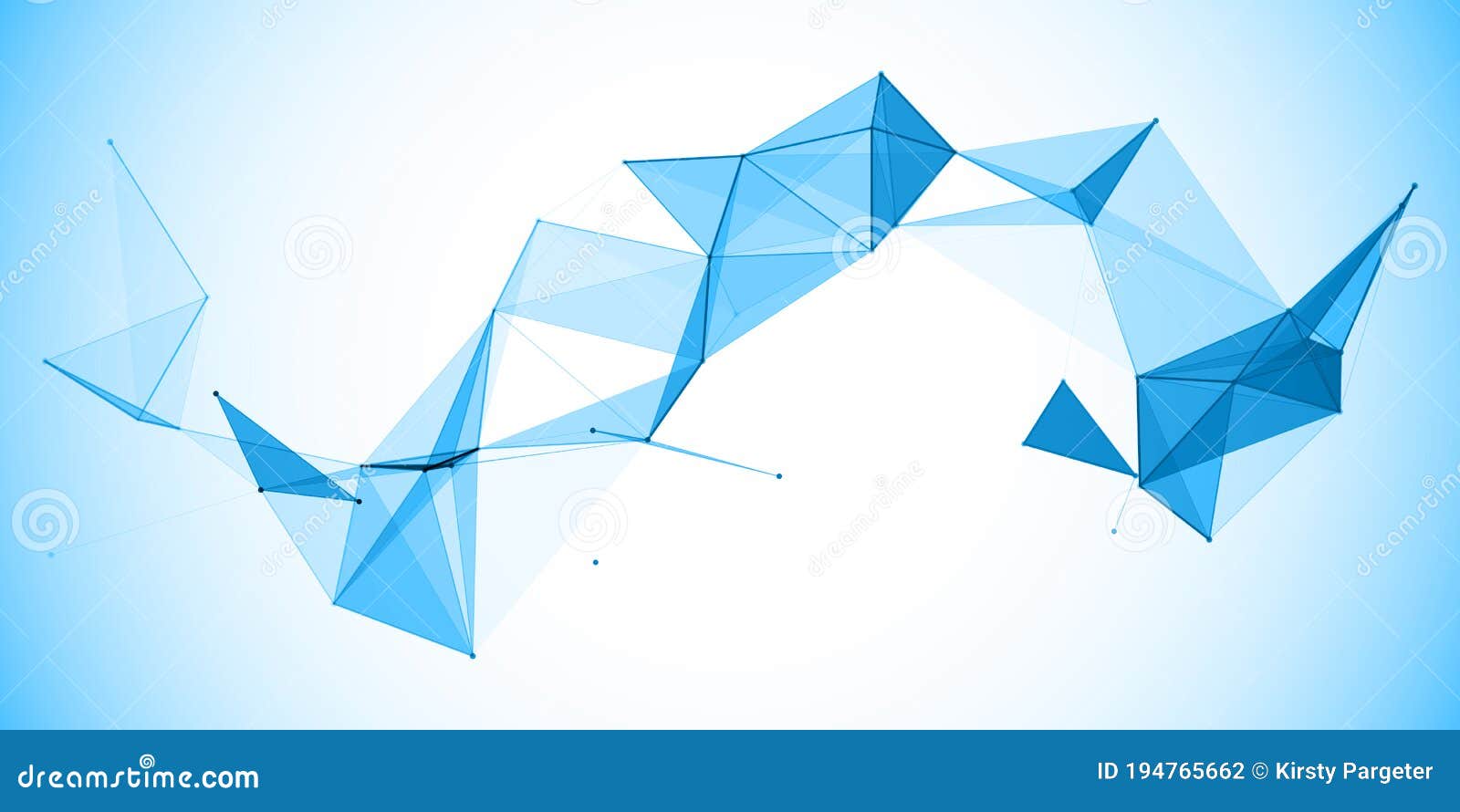 Low Poly Abstract Banner Design Stock Vector - Illustration of network ...