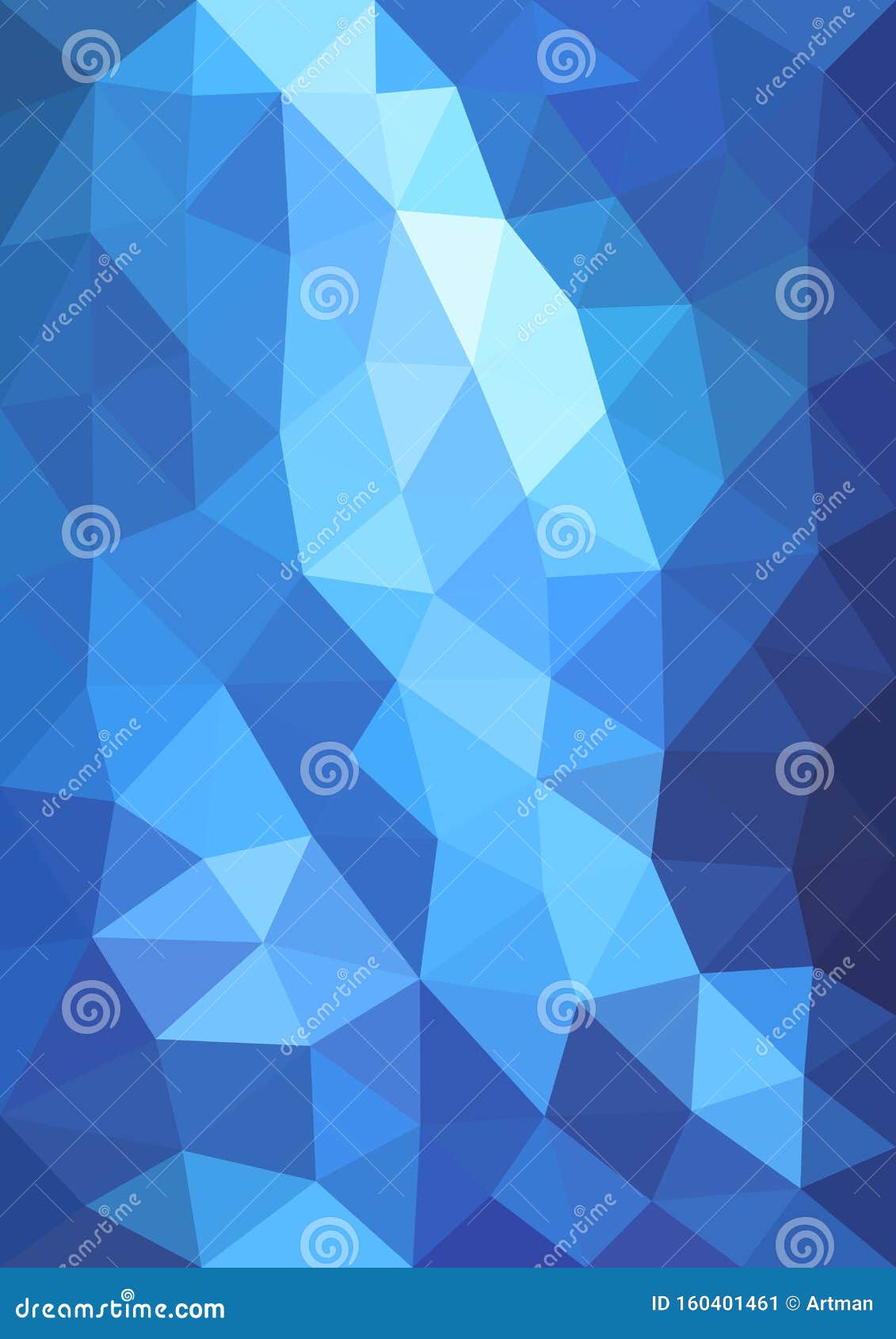 Low Poly Abstract Blue Background Stock Vector - Illustration of ...