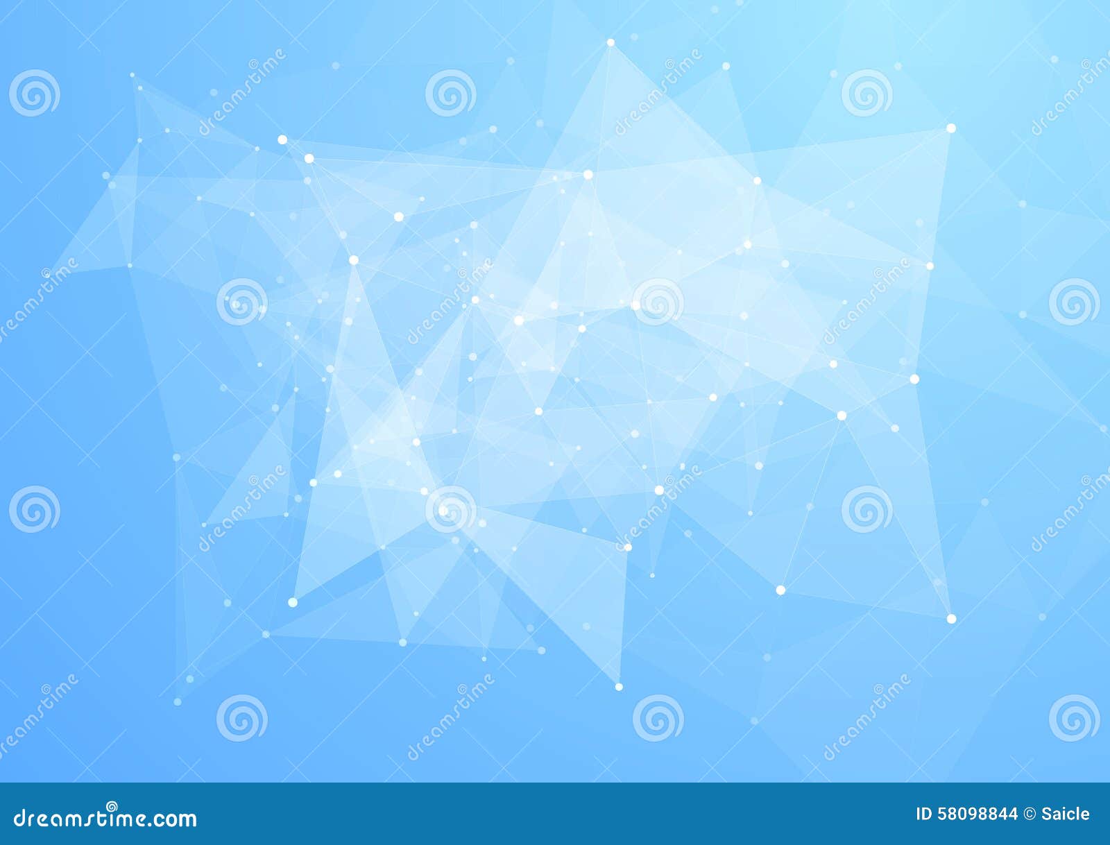 Low Poly Abstract Triangles Bright Tech Background Stock Vector ...