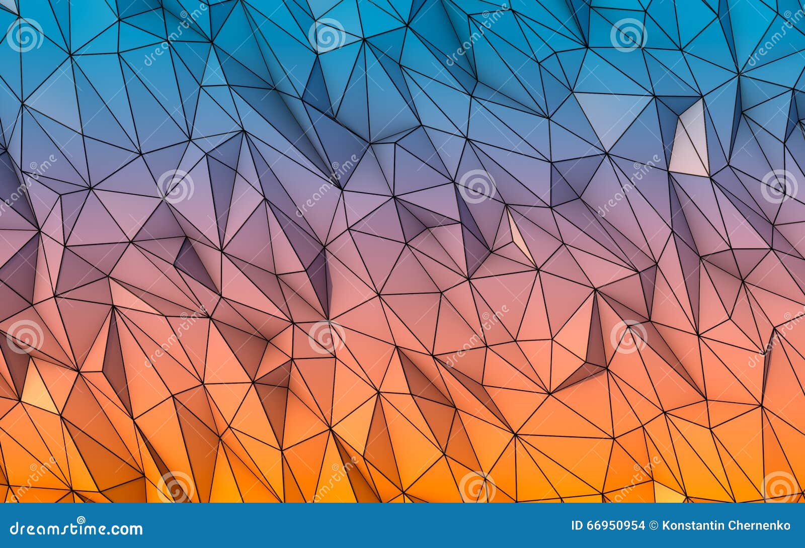 Low Poly Background for Card, Poster or Wallpaper. Stock Illustration ...