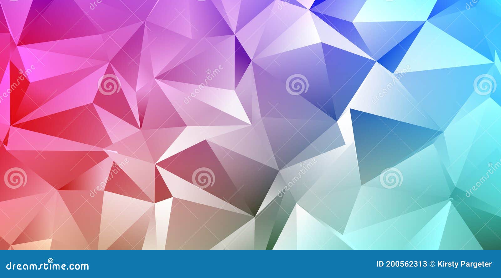 Low poly banner design stock vector. Illustration of poly - 200562313