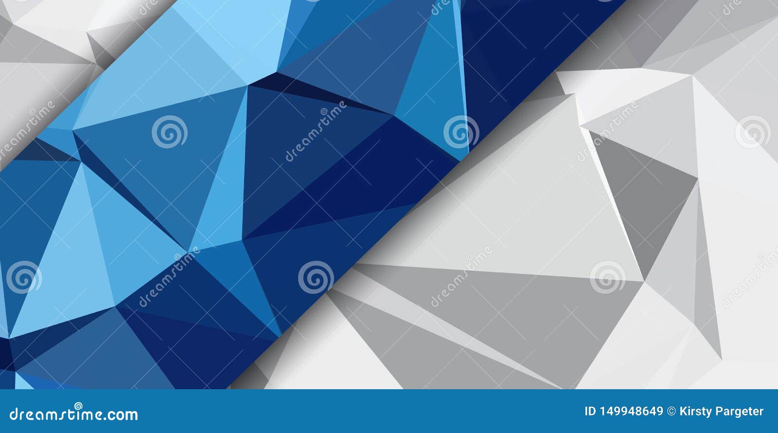 Low poly banner design stock vector. Illustration of design - 149948649