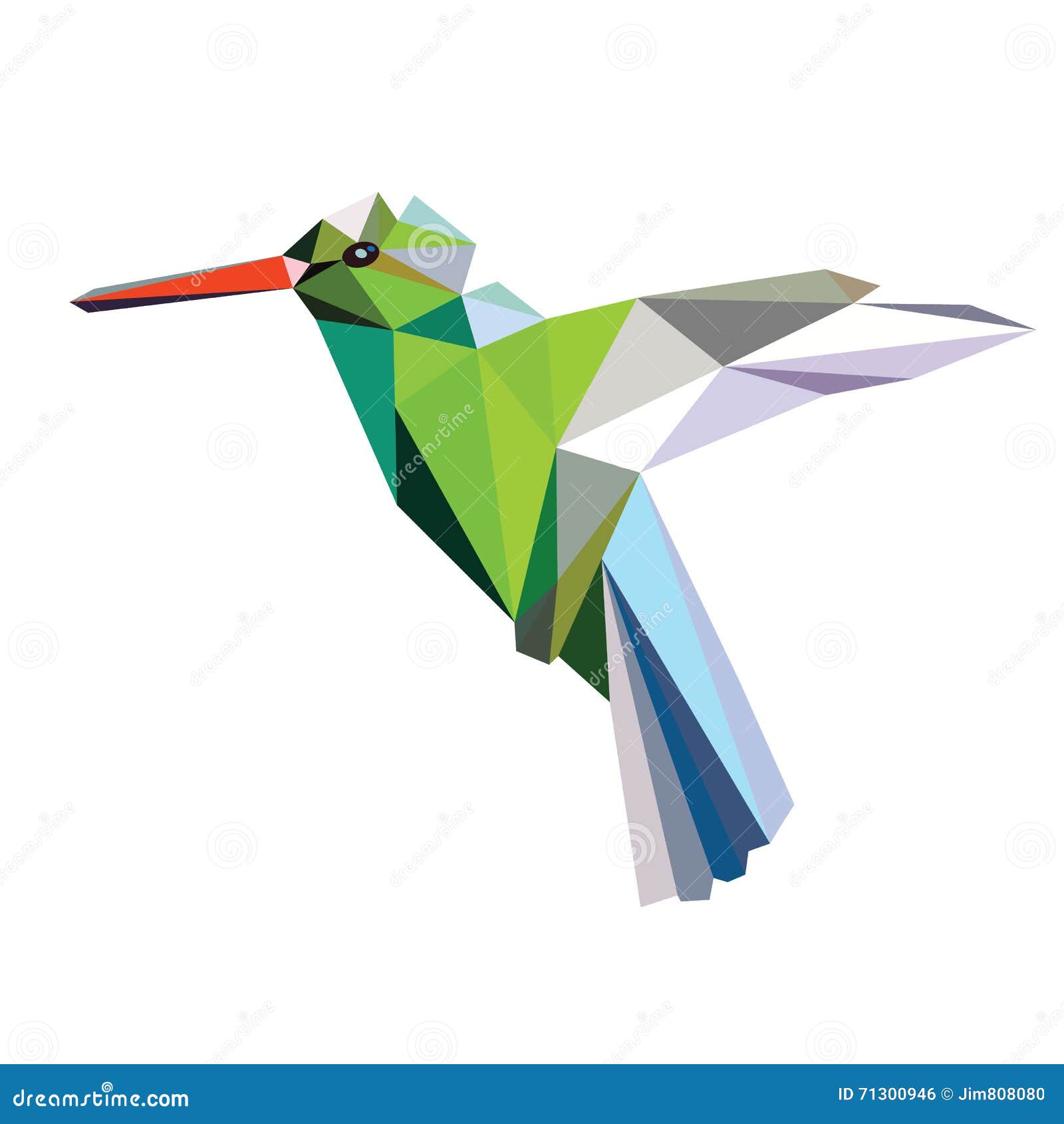 Low poly bird stock illustration. Illustration of graphic - 71300946