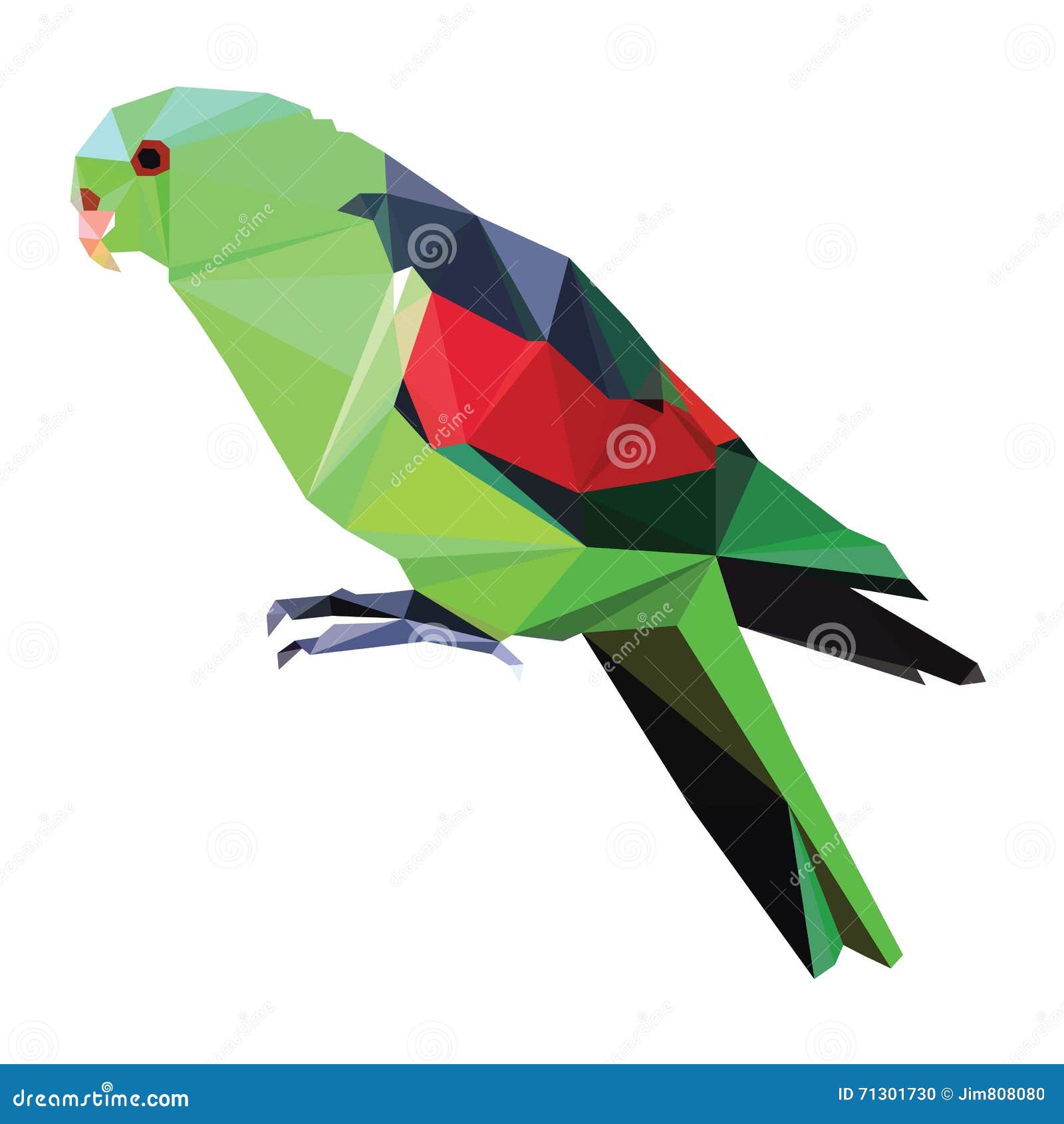 Low poly bird stock illustration. Illustration of origami - 71301730