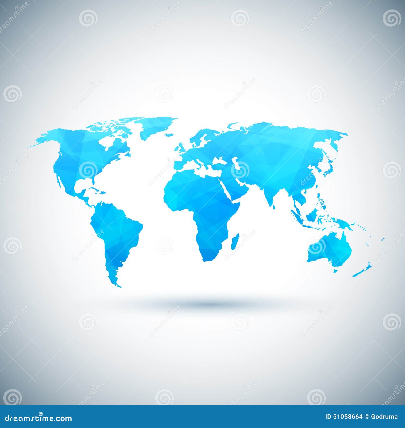 Low Poly Blue Vector World Map Stock Vector - Illustration of digital ... Low Poly Blue Vector World Map Stock Vector - Illustration of digital ...