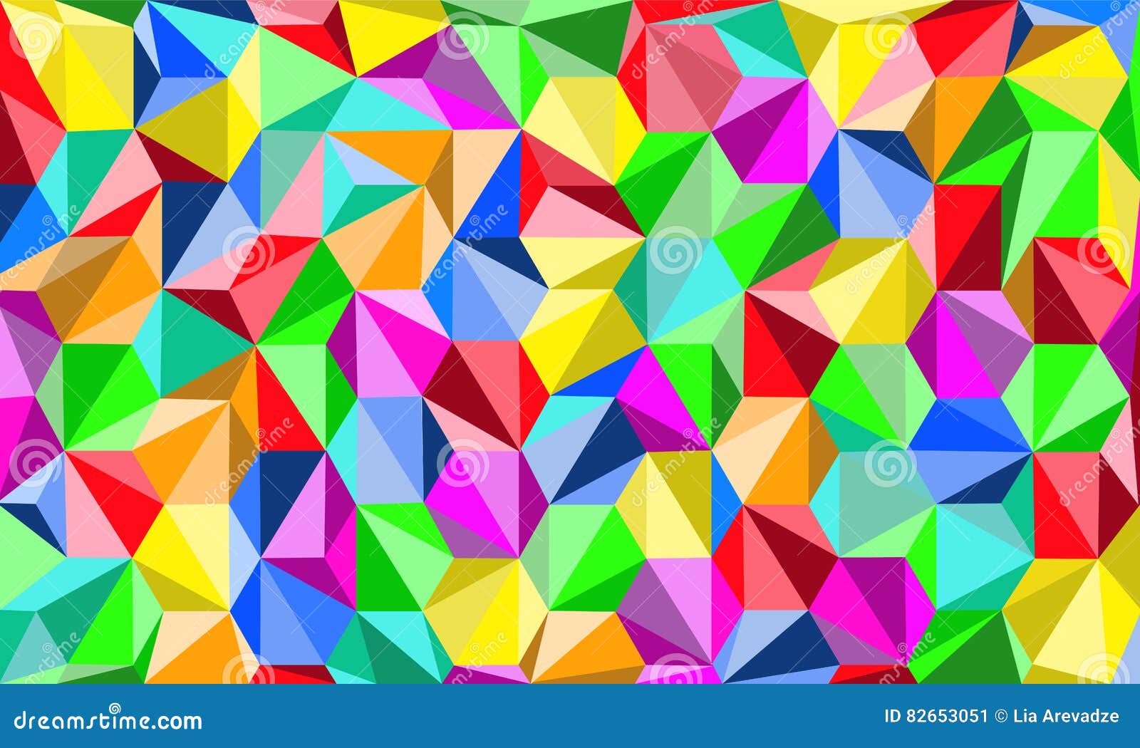 Low Poly Bright Colorful Background Stock Vector - Illustration of ...