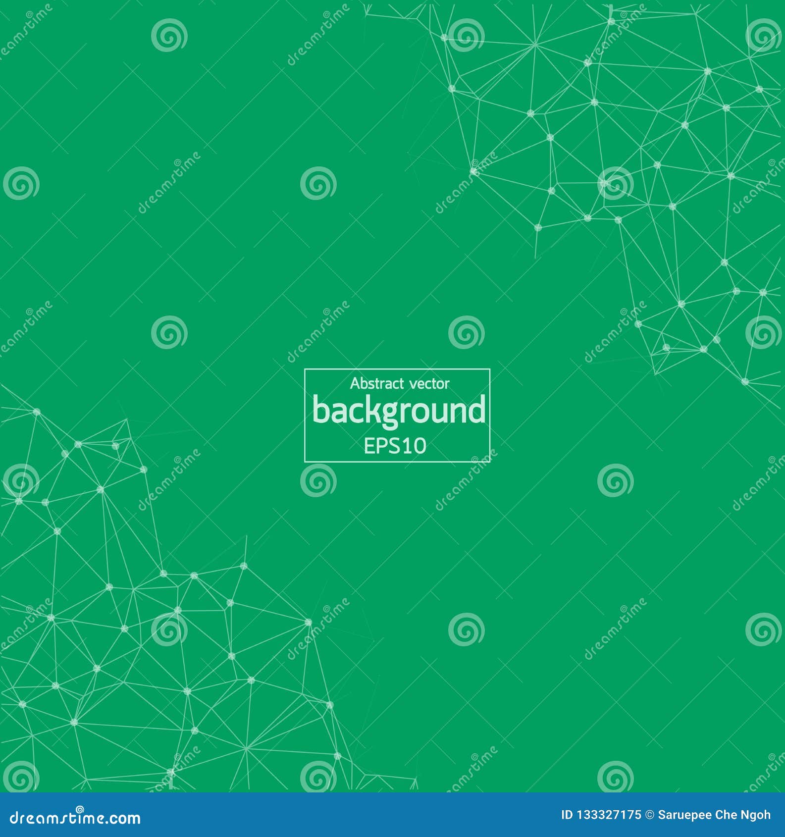 Low Poly Connecting and Dots Background. Vector Tech Design Stock ...