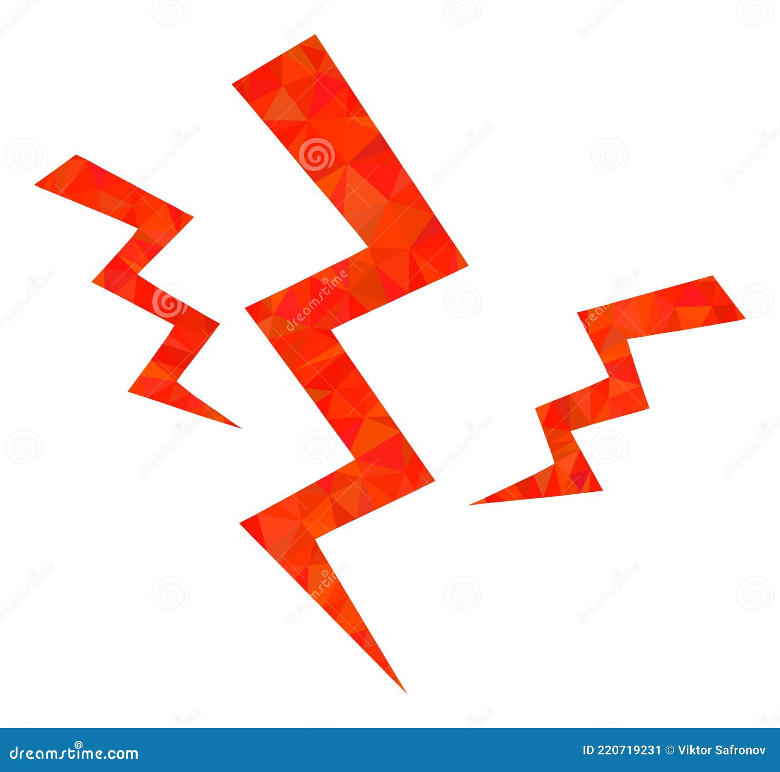 Crack Strikes Triangle Filled Icon Stock Vector - Illustration of ...
