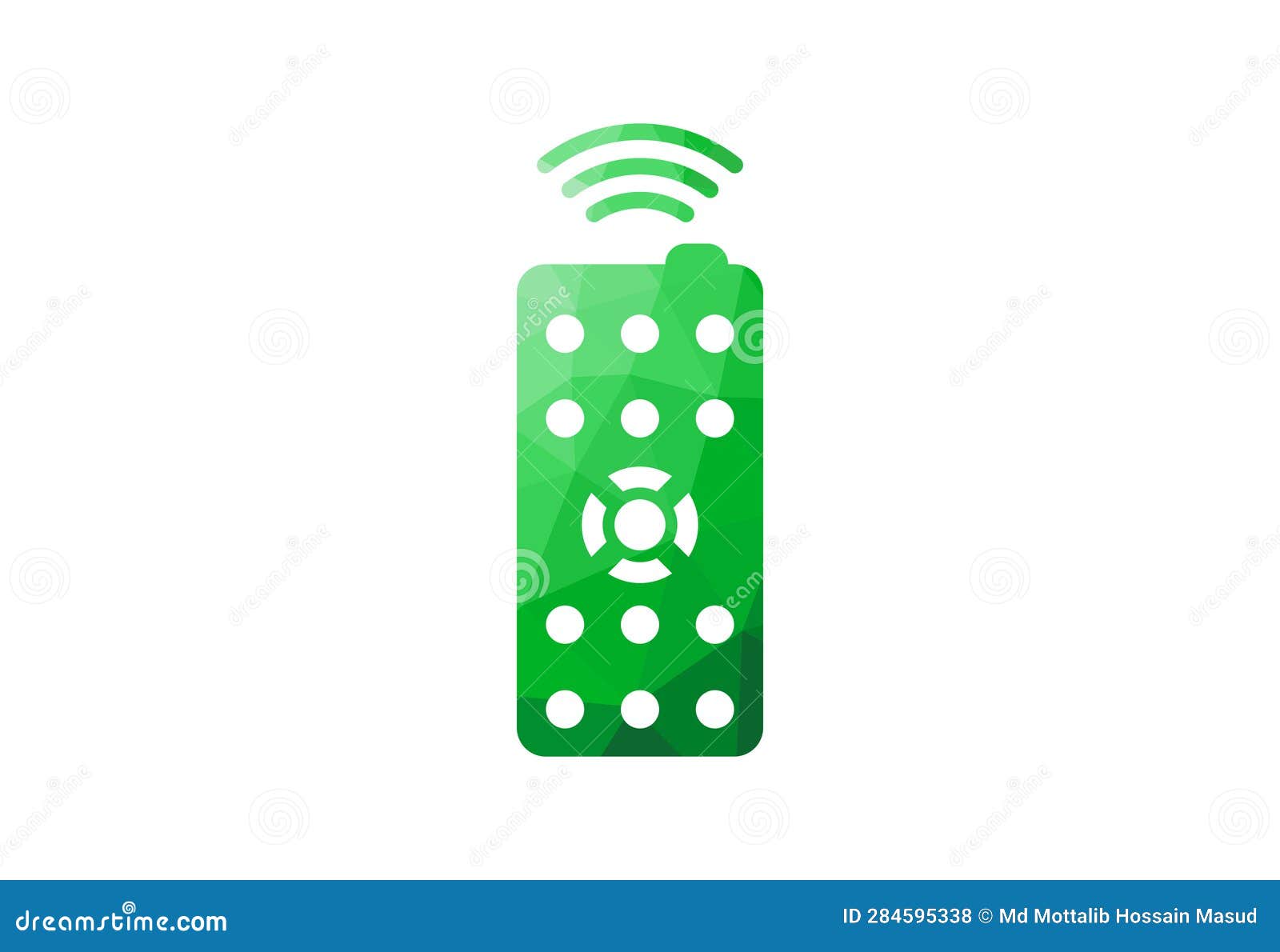 Low Poly and Remote Logo Design, Vector Illustration Stock Vector ...