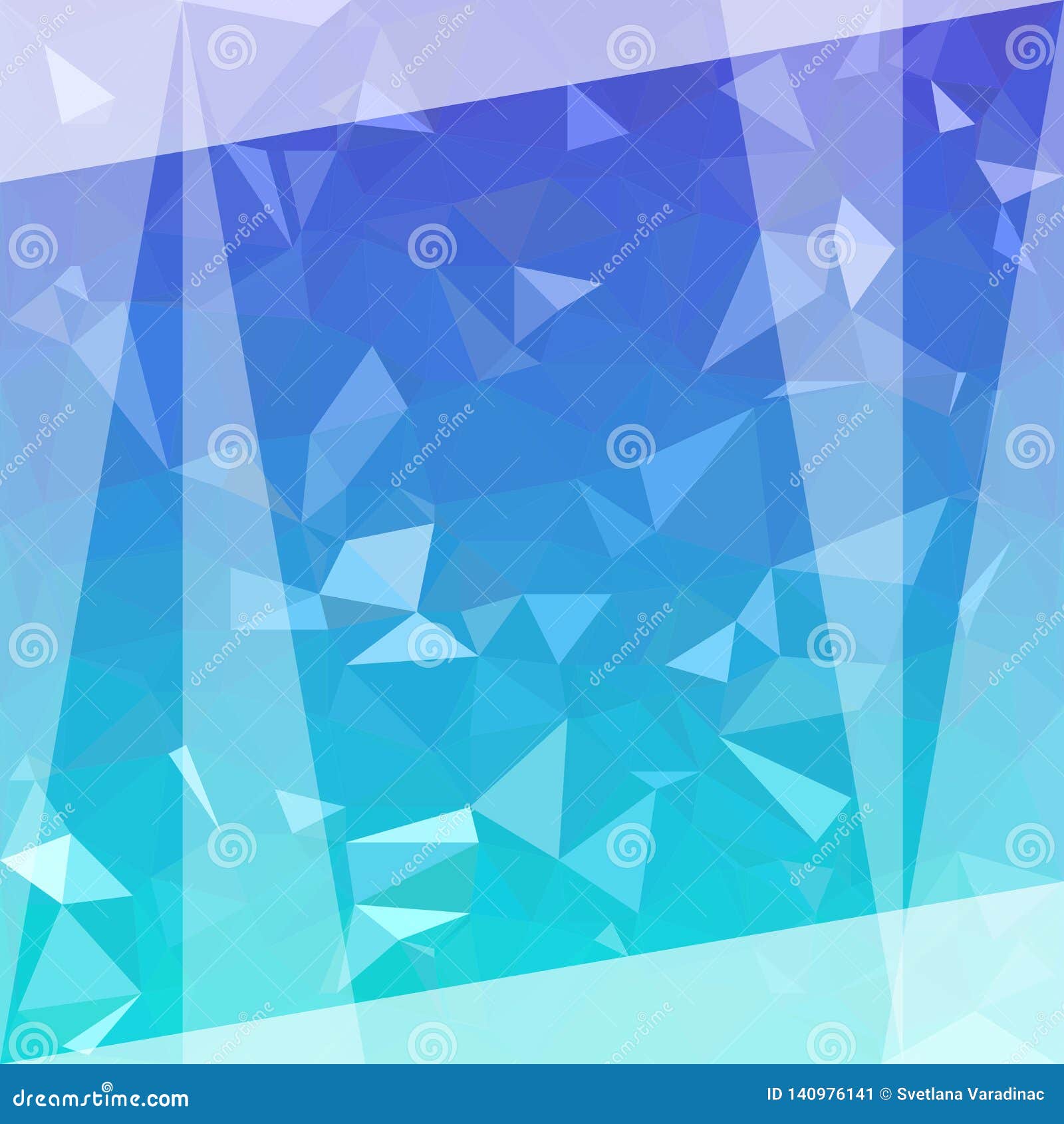 Abstract Blue Polygon Background. Vector Illustration. Stock Vector ...