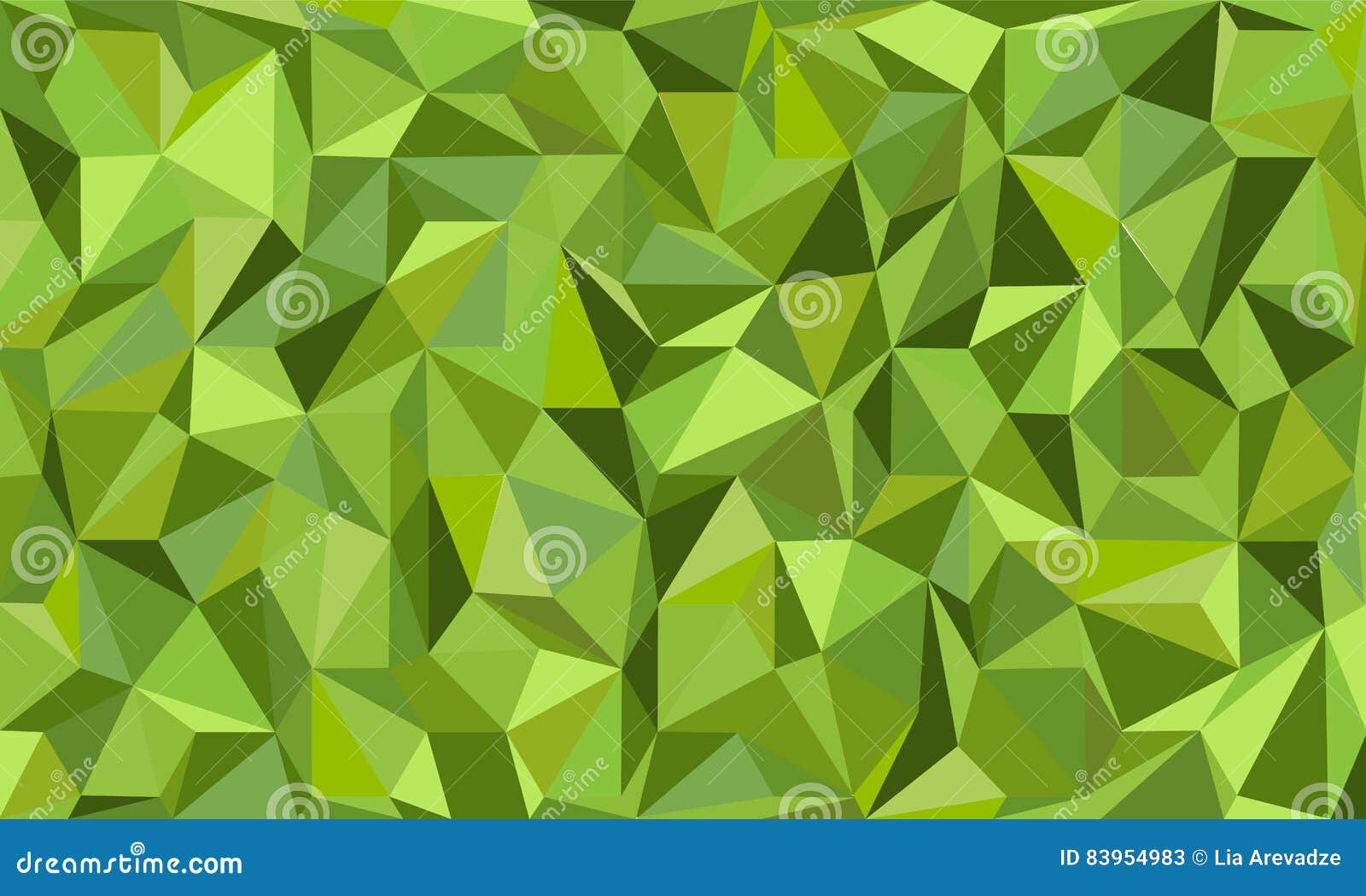 Low Poly Eco Green Abstract Background in Curve Stock Illustration ...