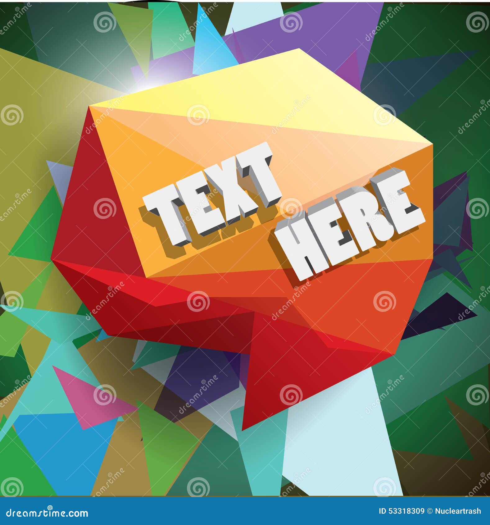 Low-poly figure stock vector. Illustration of graphic - 53318309