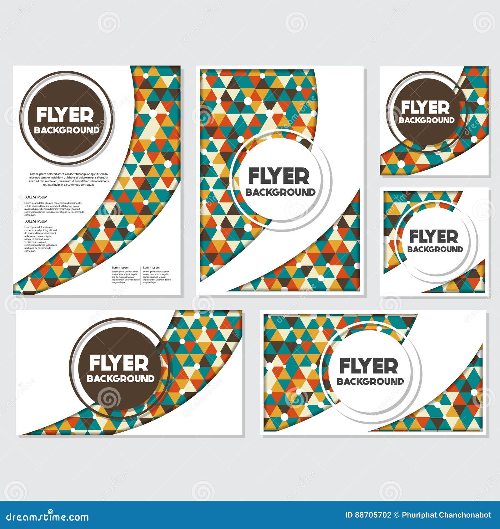 Low Poly Flyer Style Background Design Template Vector Illustration ...