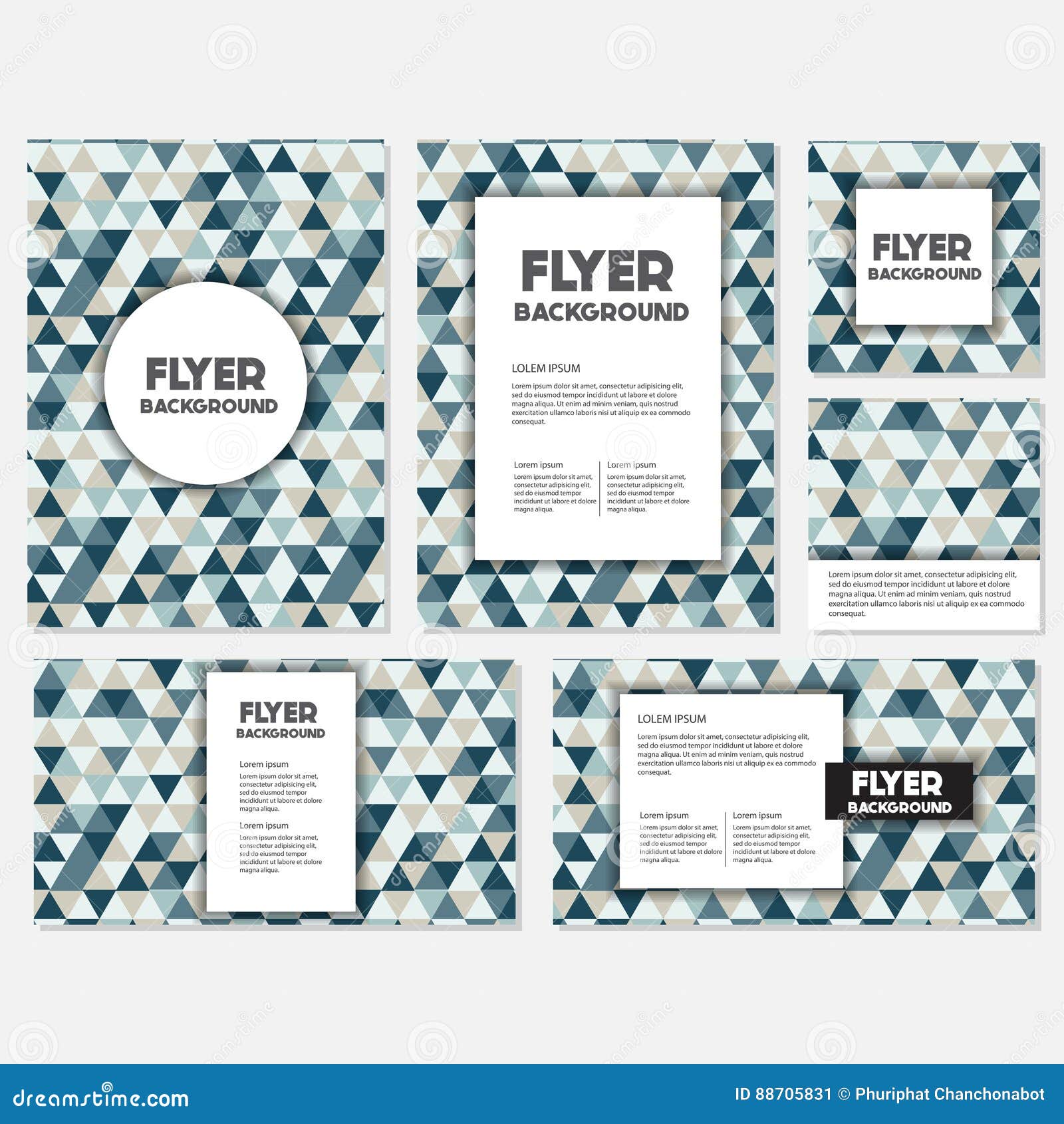 Low Poly Flyer Style Background Design Template Vector Illustration ...