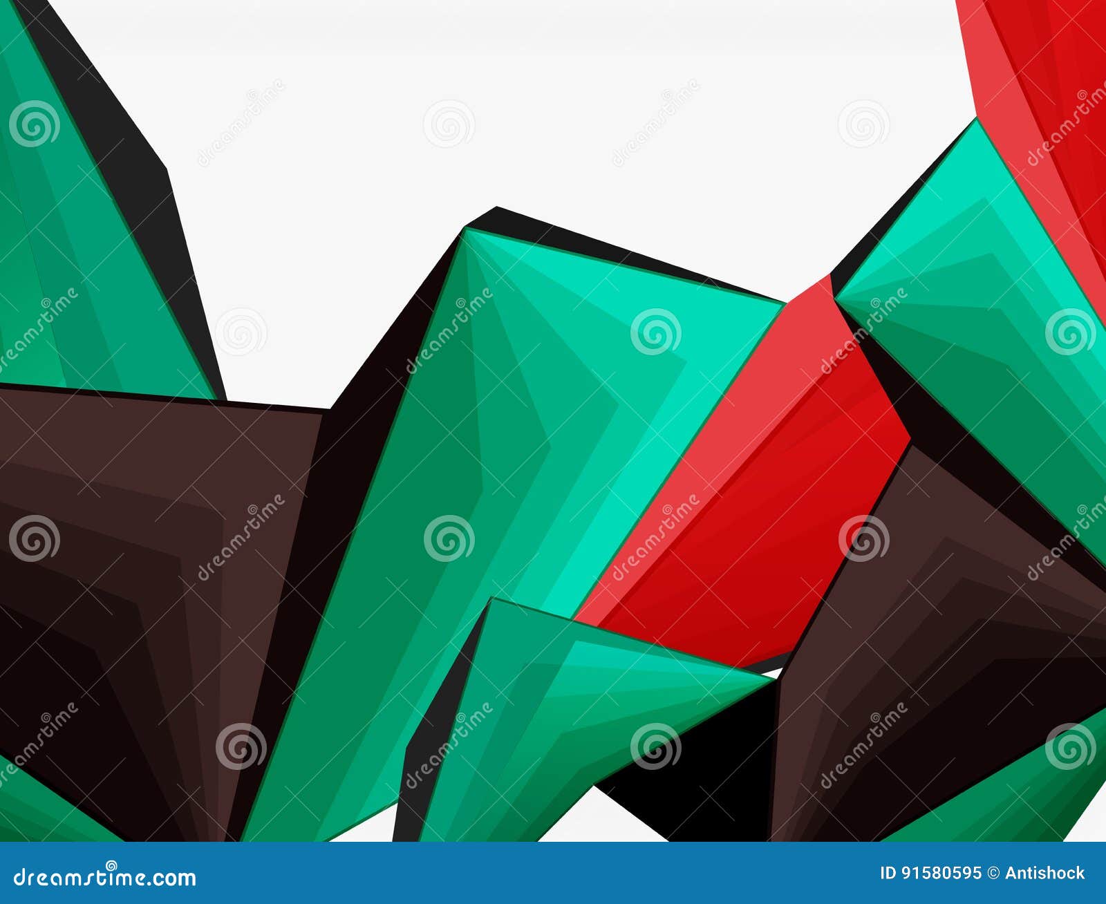 Low Poly Geometric 3d Shape Background Stock Vector - Illustration of ...