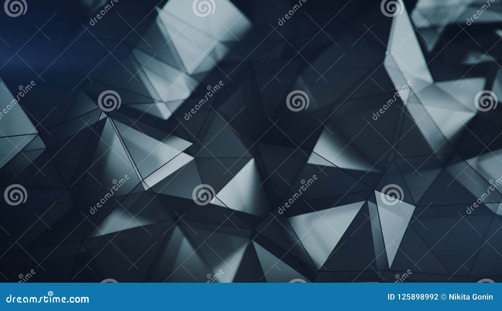 Low Poly Glass Surface 3D Rendering Abstract Background Stock ...
