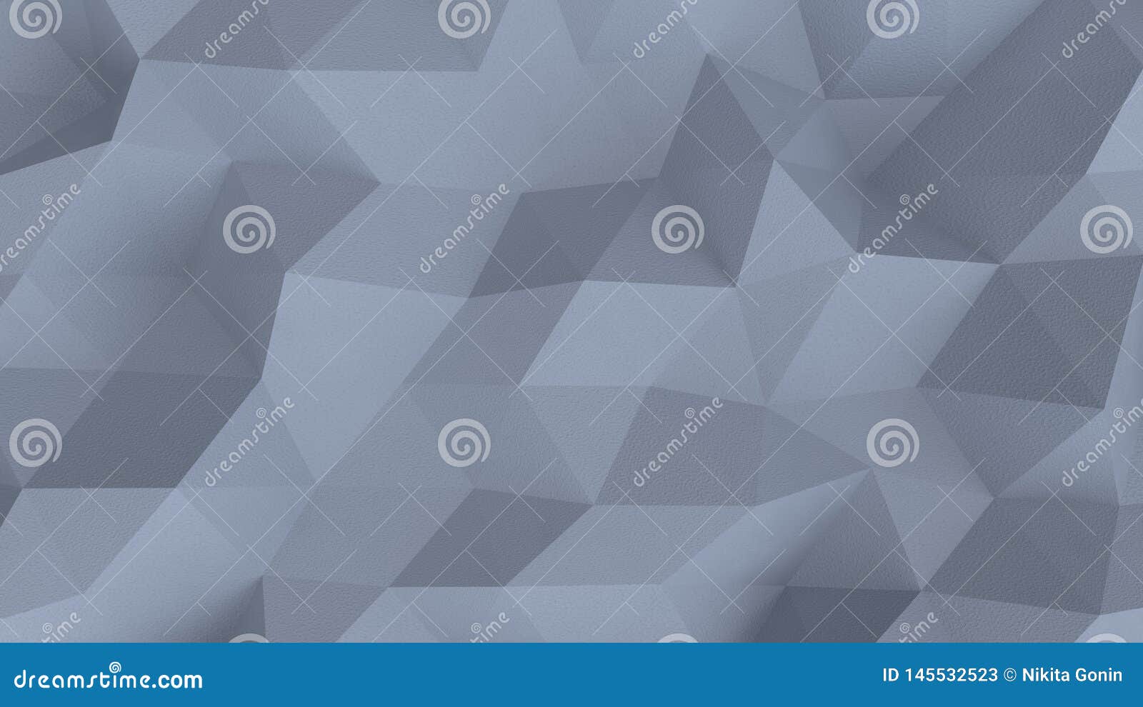 Low Poly Gray Surface with Plaster Texture 3D Rendering Illustration ...