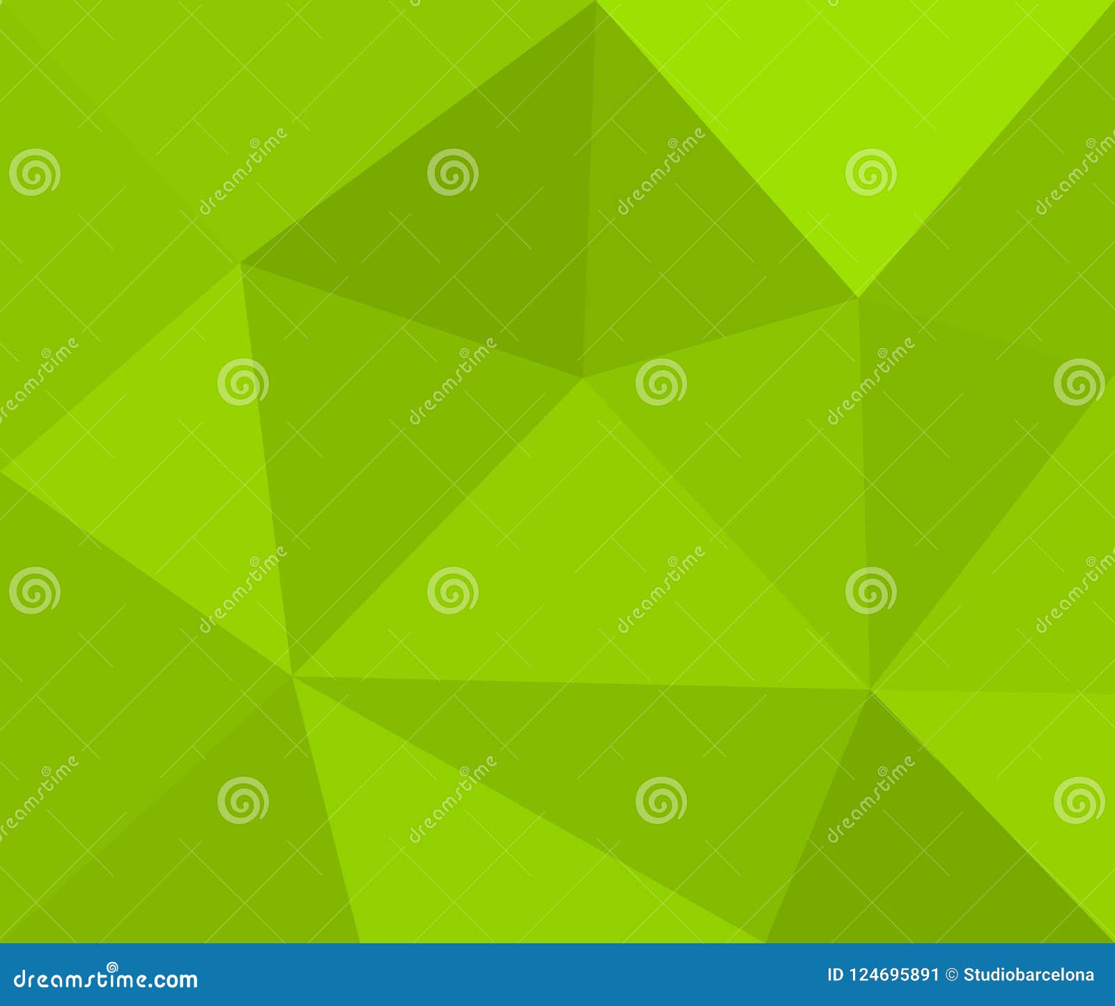 Low poly green background. stock vector. Illustration of flat - 124695891