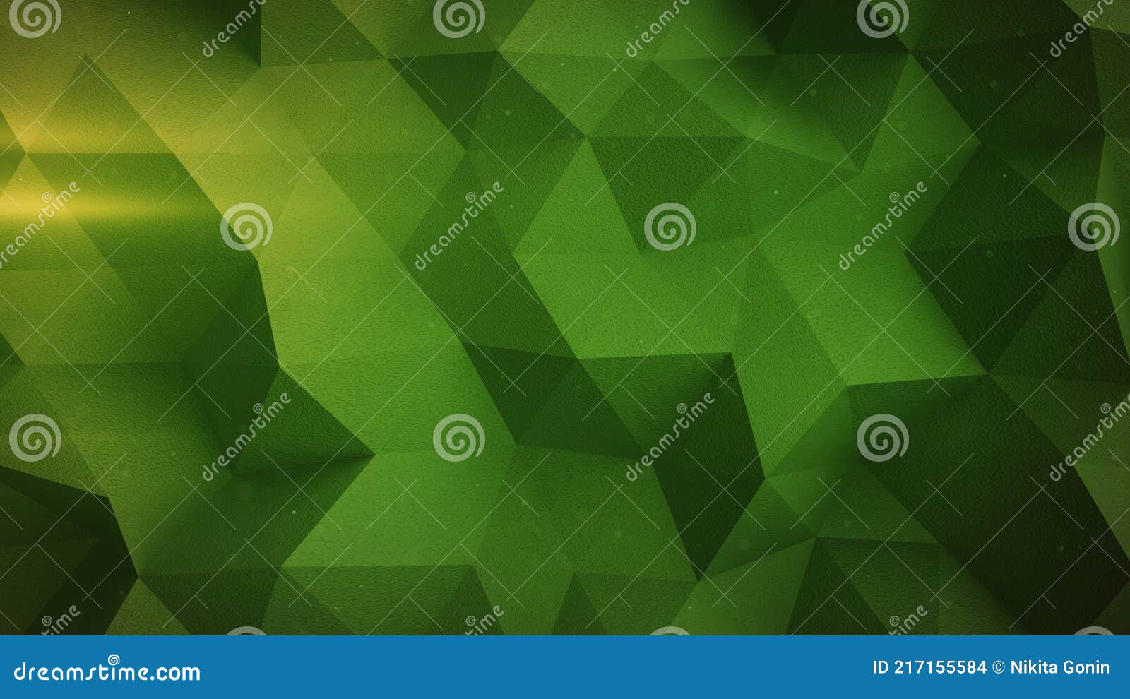 Low Poly Green Surface with Plaster Texture 3D Rendering Illustration ...