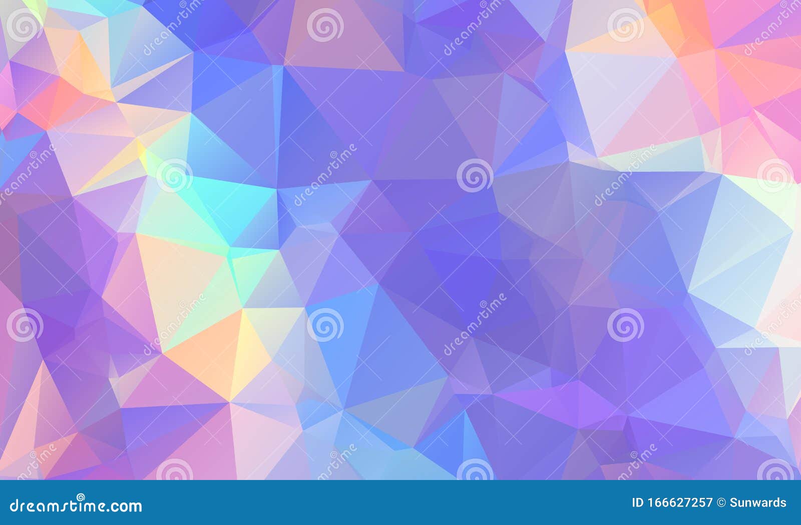 Low Poly Grid Holographic Triangles Background Stock Vector ...