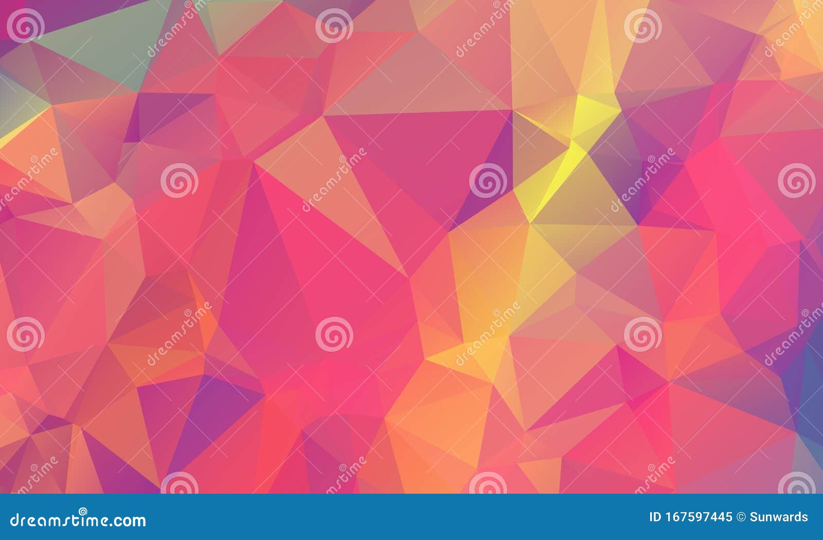 Low Poly Grid Holographic Triangles Background Stock Vector ...