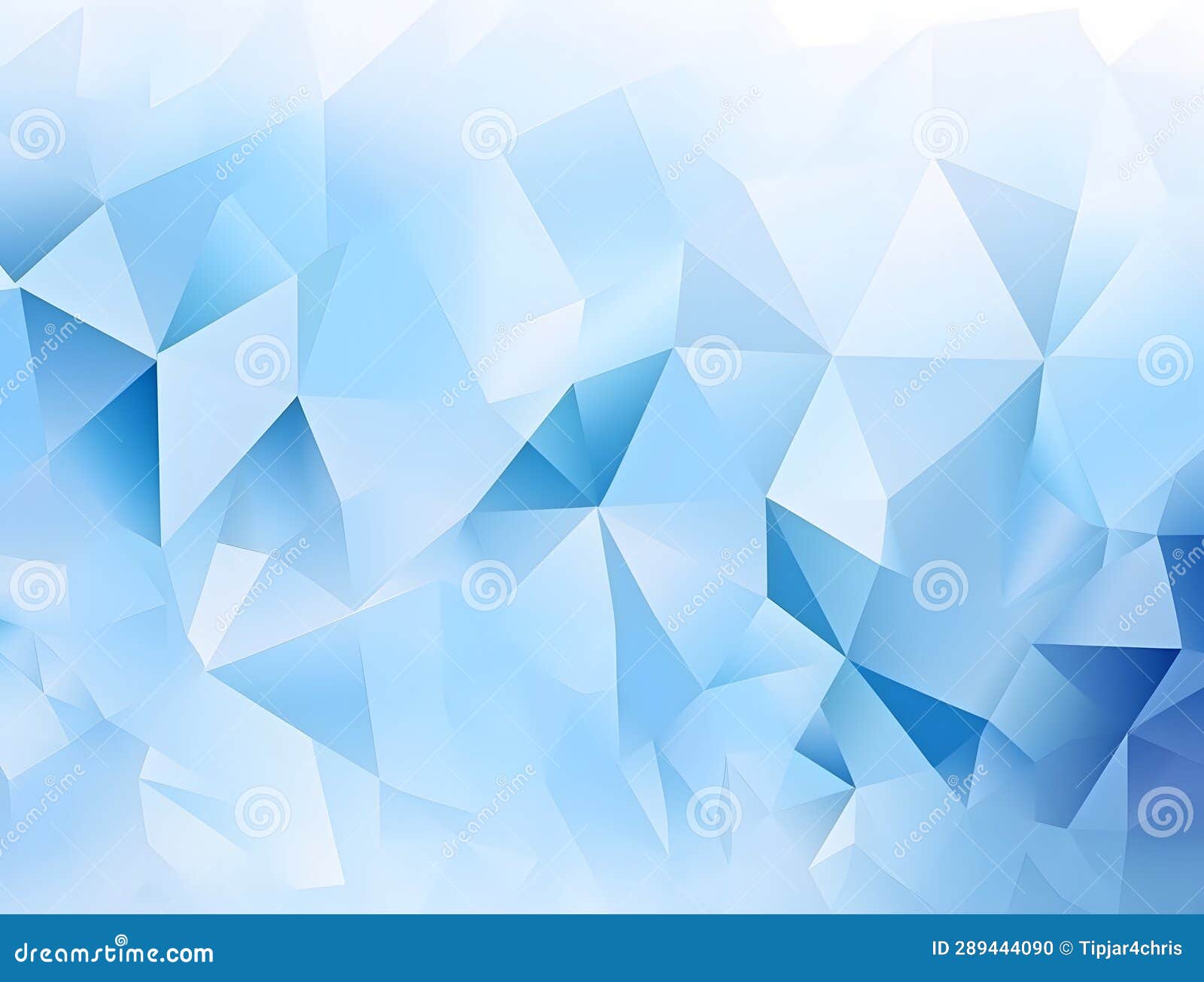 Low Poly Magic Unleashed: Blue Watercolor Triangle Design Stock ...