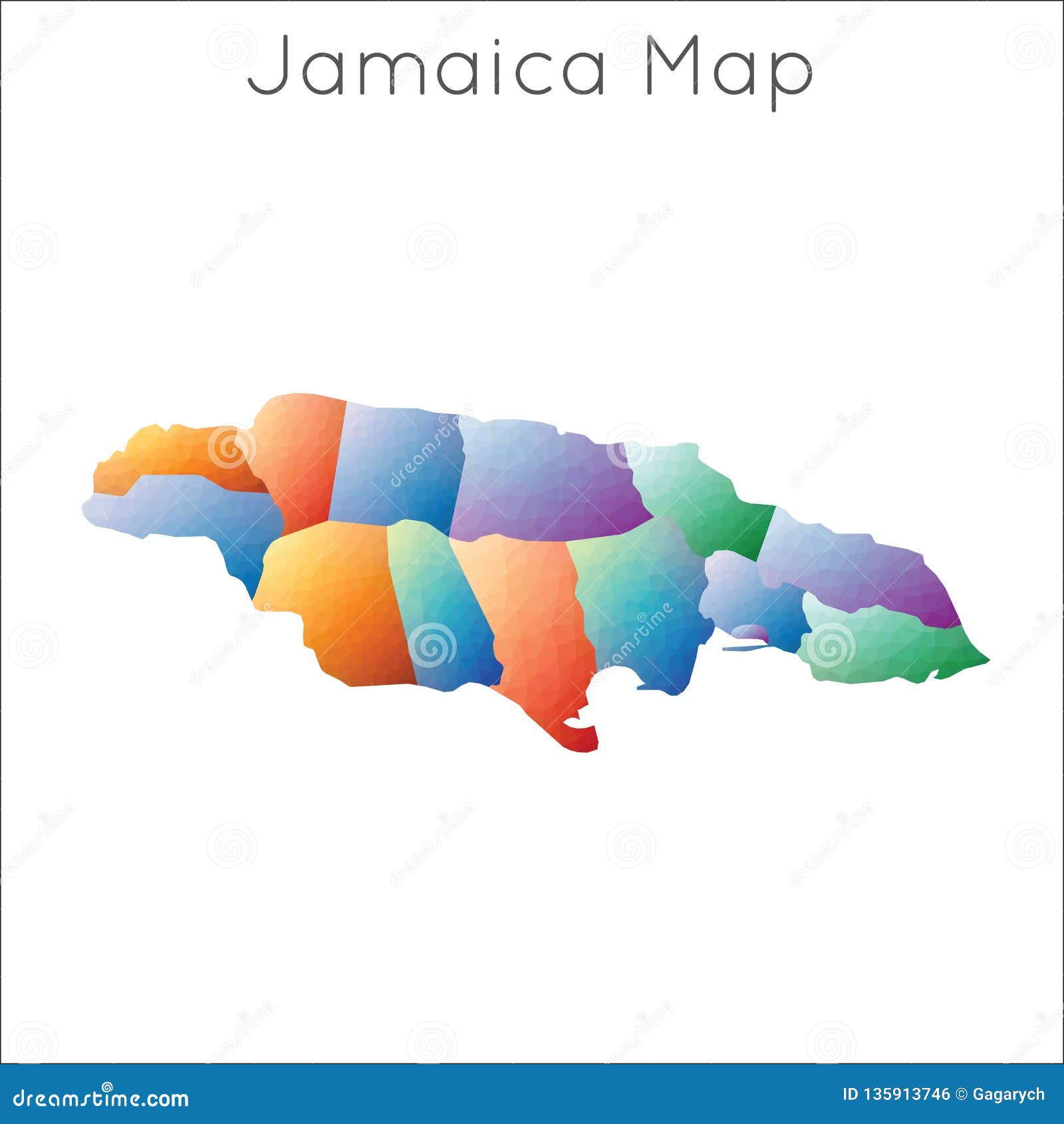 Low Poly map of Jamaica. stock vector. Illustration of government ... Low Poly map of Jamaica. stock vector. Illustration of government ...
