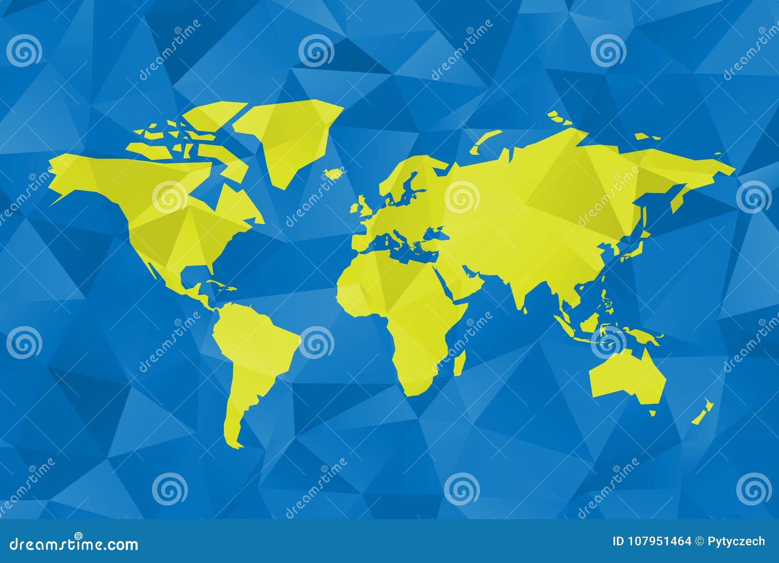 Low Poly Map of World. Polygonal Vector Design in Green and Blue Stock ... Low Poly Map of World. Polygonal Vector Design in Green and Blue Stock ...
