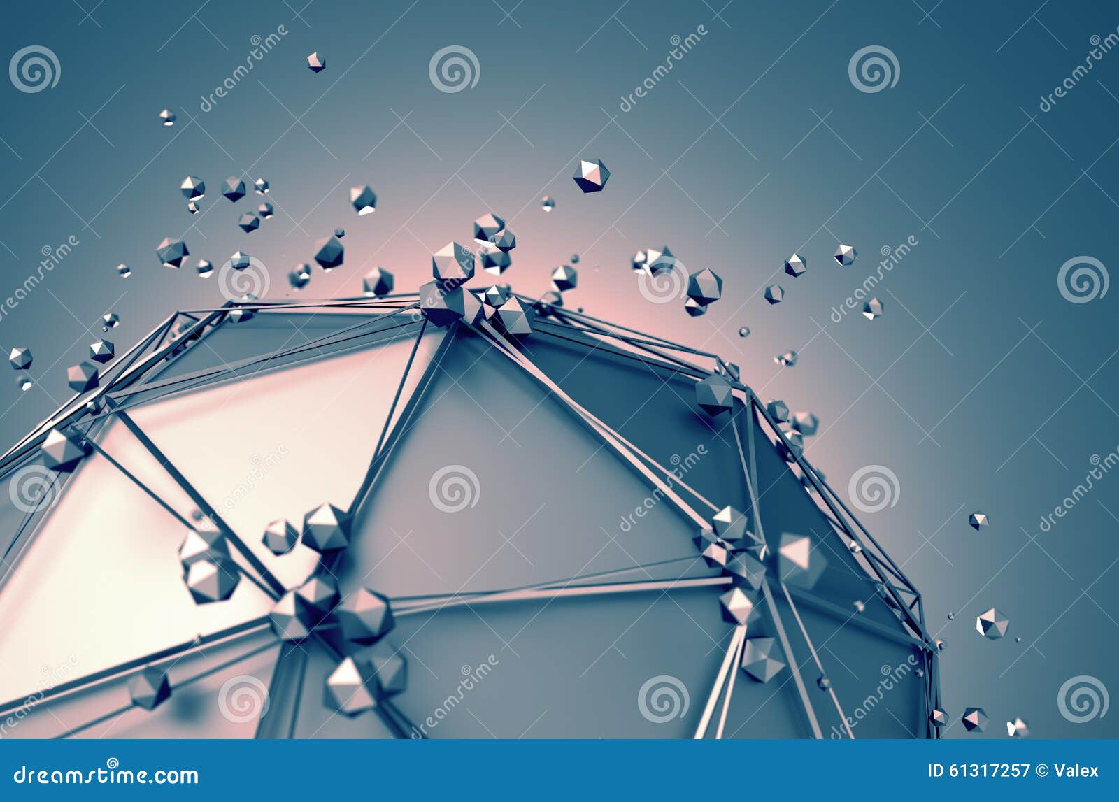 3D Red Metal Sphere Explosion Royalty-Free Stock Photography ...