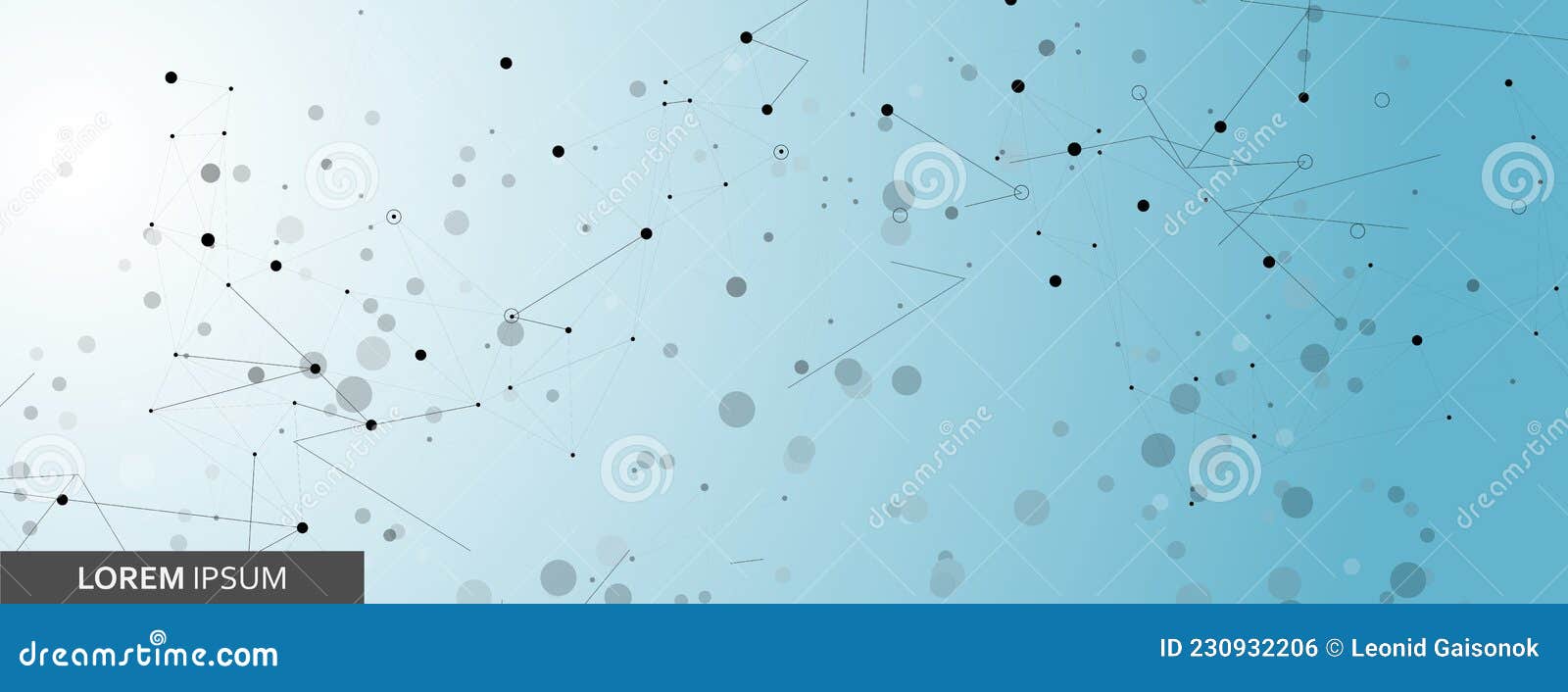 Low Poly Molecules Connect Background. Abstract Technology Structure ...