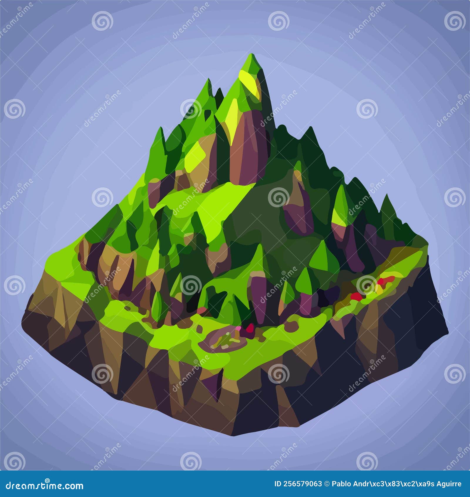 Low Poly Mountains Landscape Vector Stock Vector - Illustration of ...