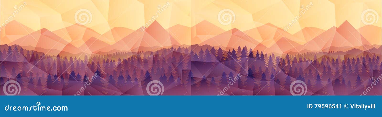 Low Poly Nature Landscape,great As a Wallpaper Stock Vector ...