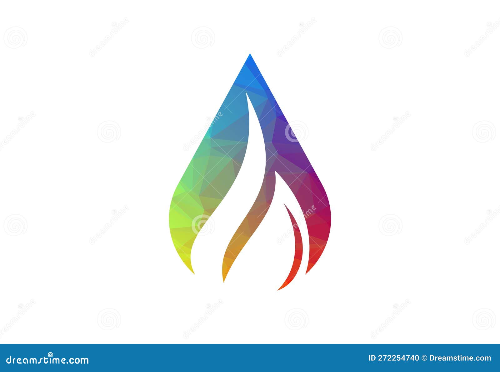Low Poly and Oil and Gas Logo Design, Vector Design Concept Stock ...