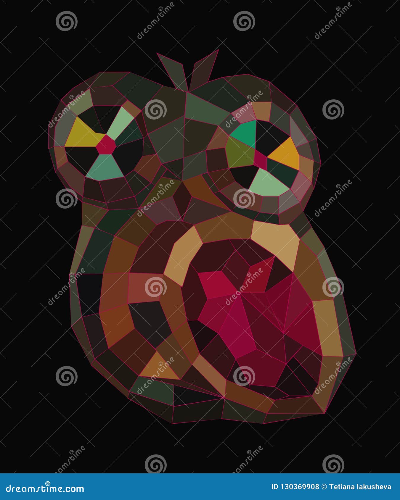 Low Poly Owl, Vector Illustration EPS 10. Stock Vector - Illustration ...