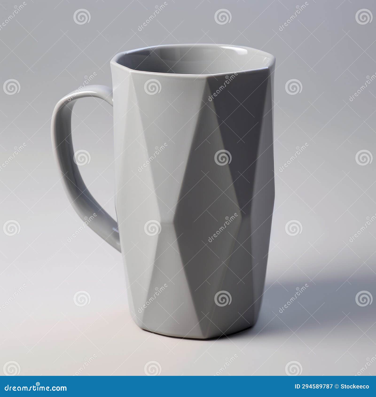 Low Poly Patterned 3d Printed Cup - Photorealistic Rendering Stock ...