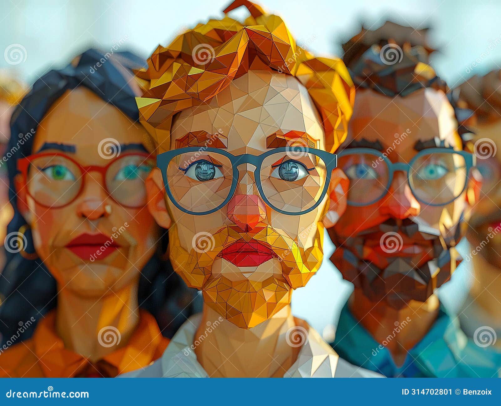 Low-Poly Pixel Art Characters for a Virtual Meeting Platform Avatars ...