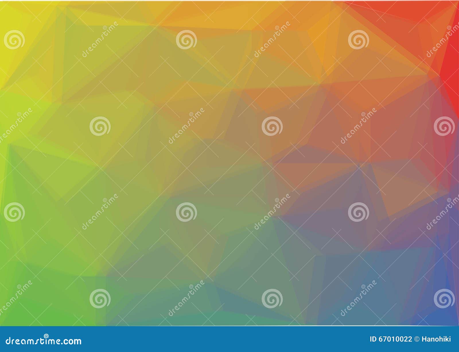 Low Poly / Polygon Background , Color Spectrum Illustration Stock ...