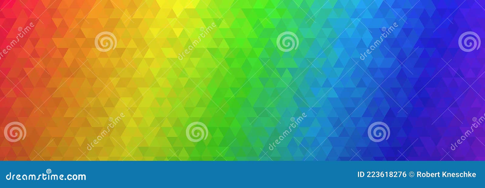 Low Poly Polygon Background Texture in Rainbow Colors Stock ...