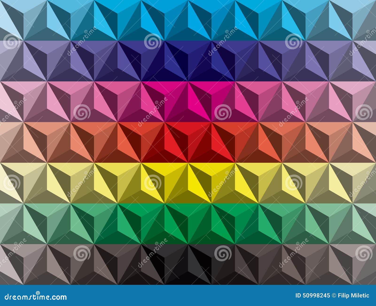 Low poly pyramids gradient stock vector. Illustration of poly - 50998245