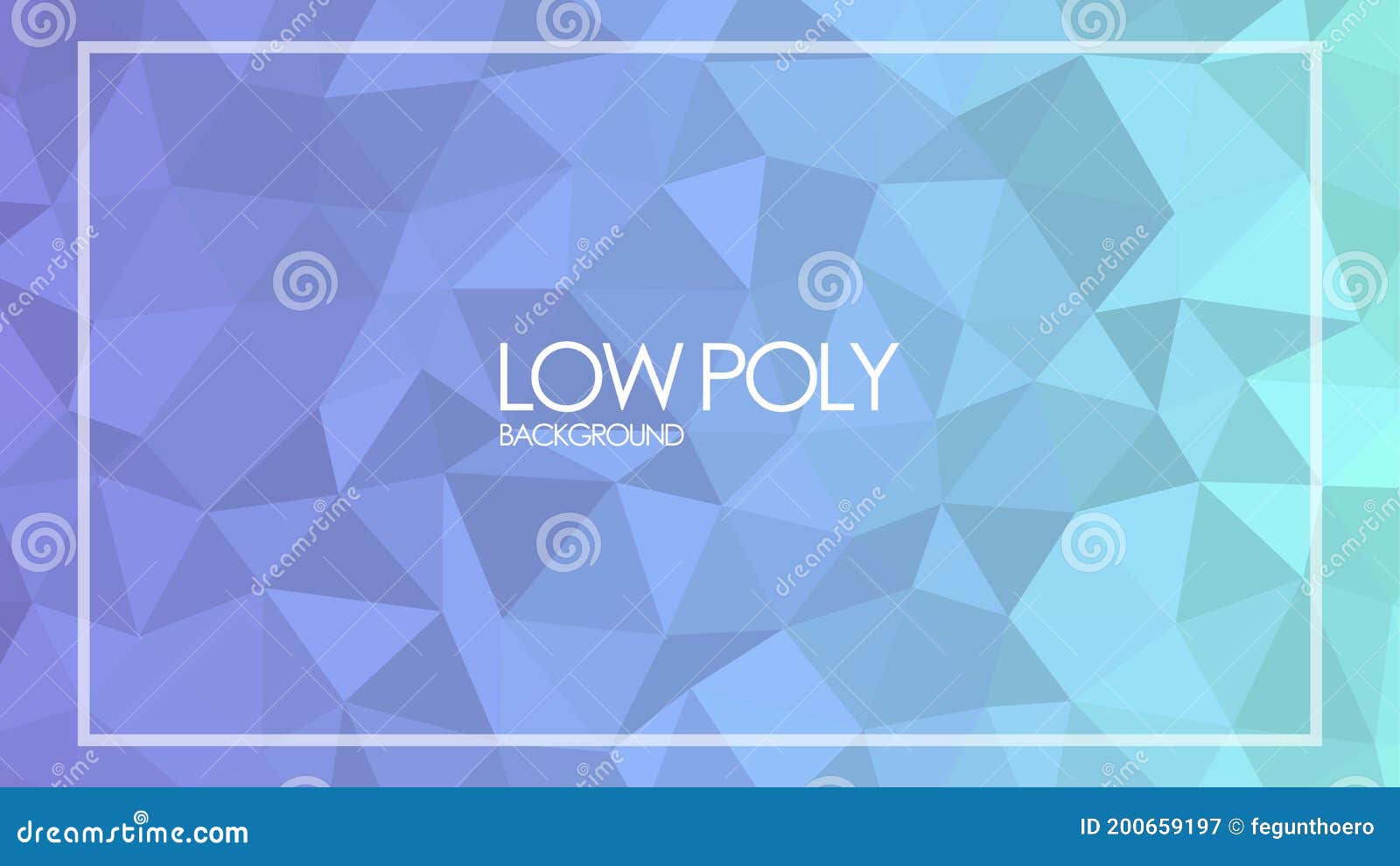 Low Poly Shape. Gradient Color Background Template Stock Vector ...