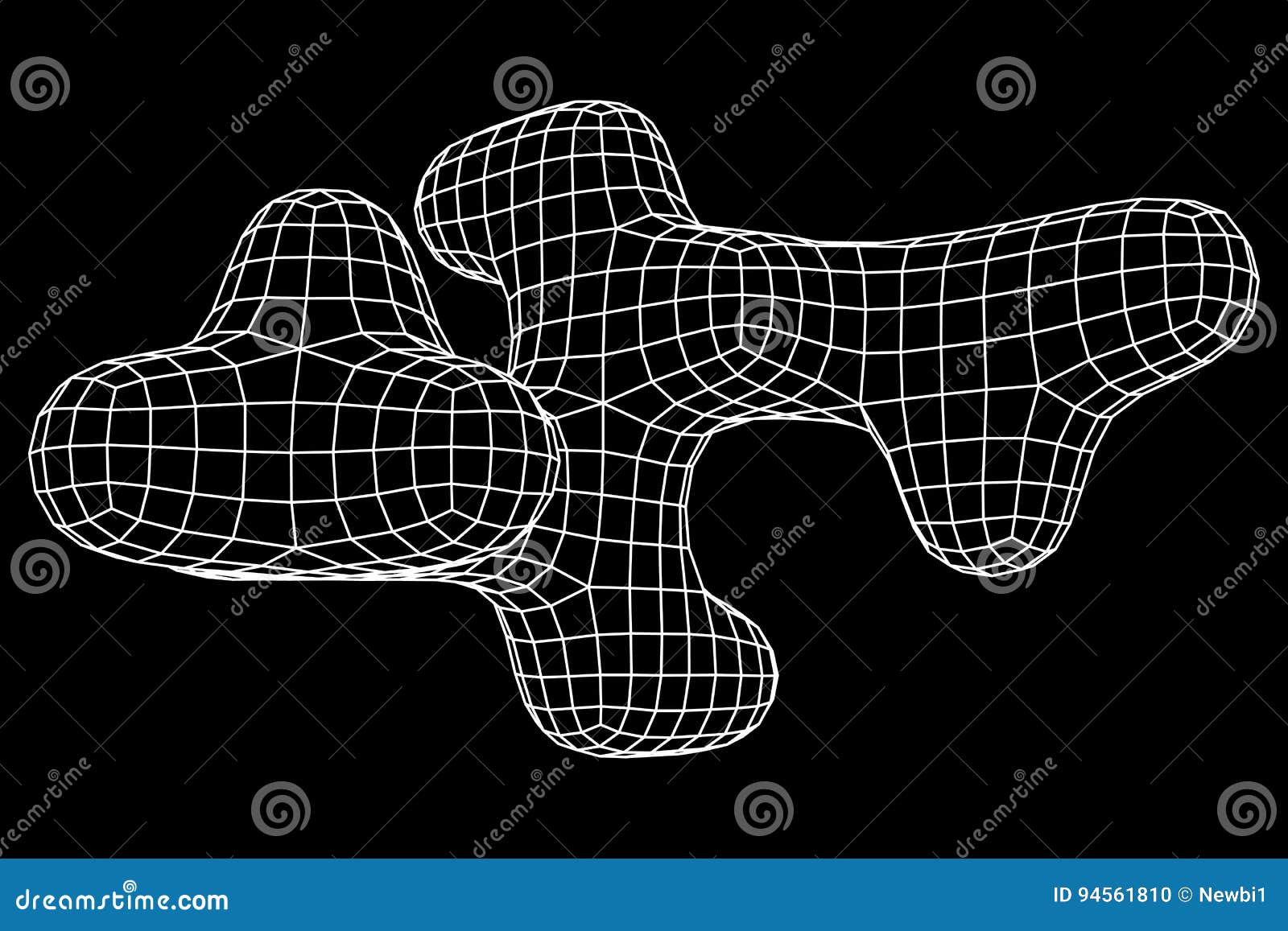 Low poly smooth mesh stock vector. Illustration of banner - 94561810