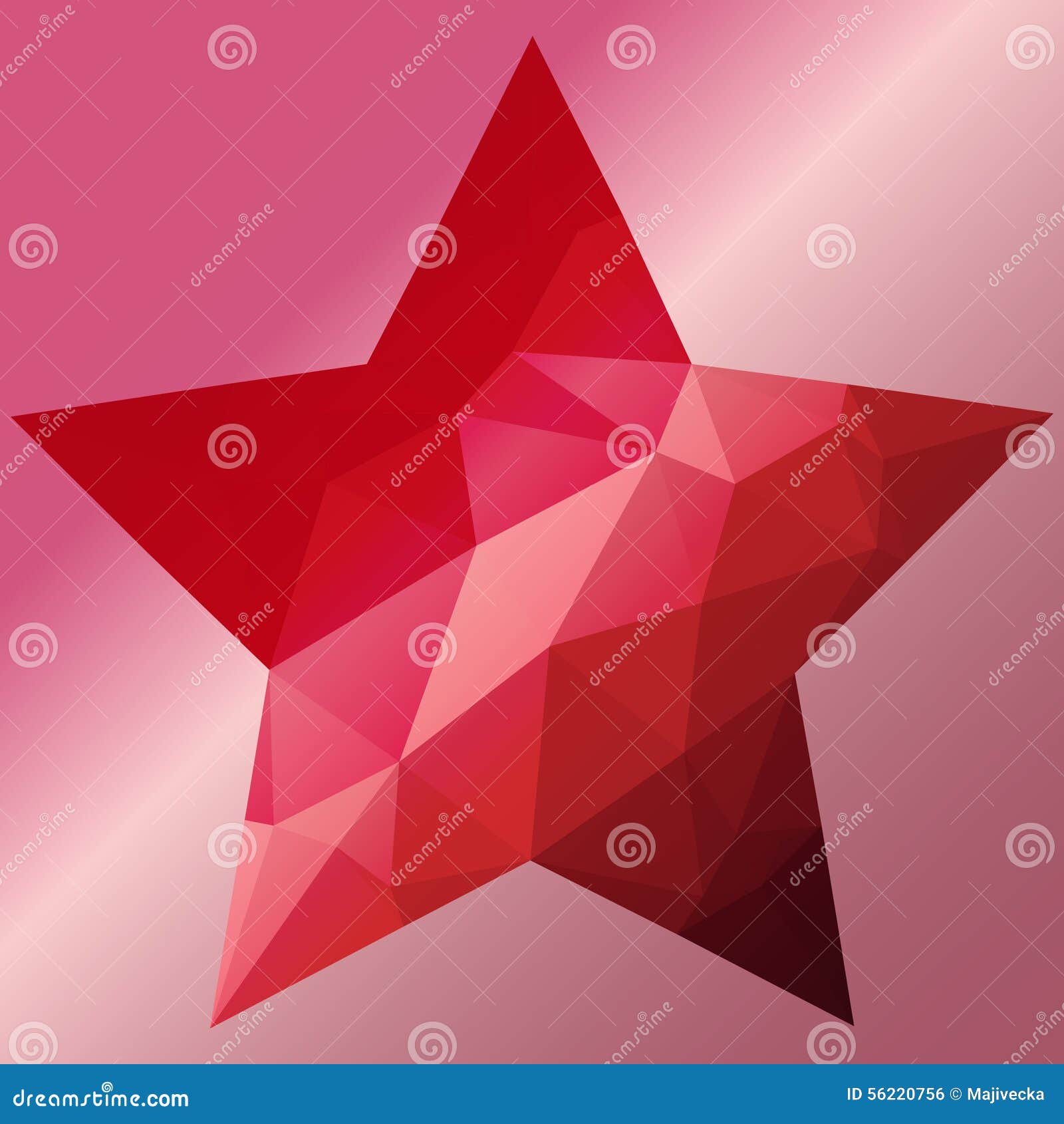 Low poly star stock vector. Illustration of design, wedding - 56220756