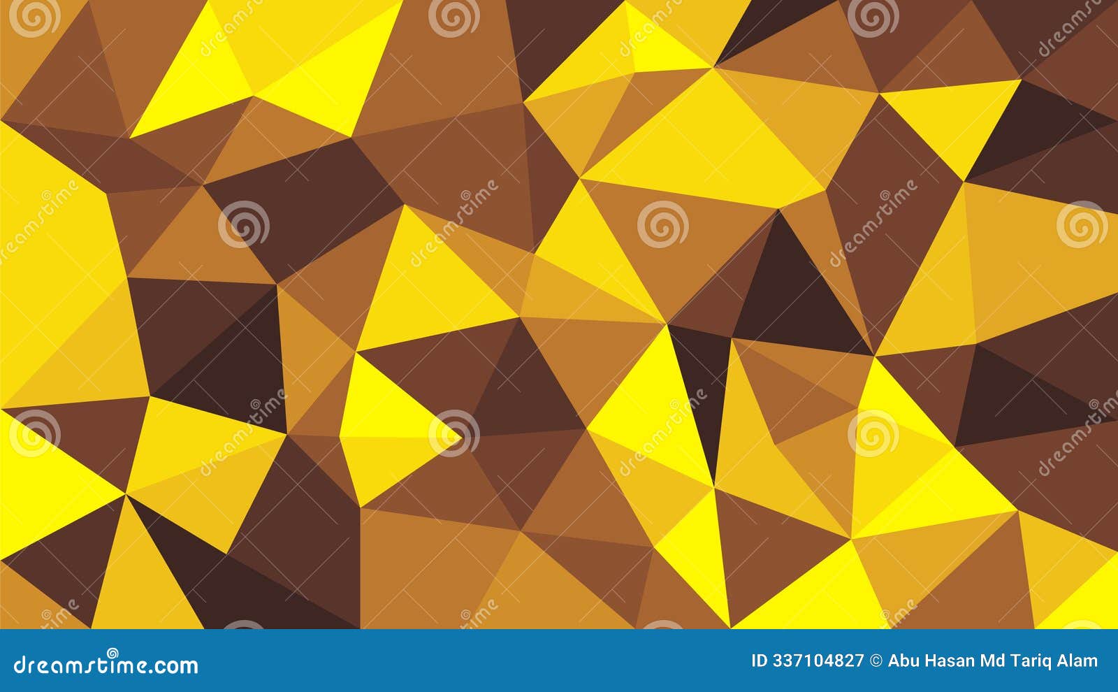 Brown Triangles Wallpaper With Grudge Texture Vector Illustration ...