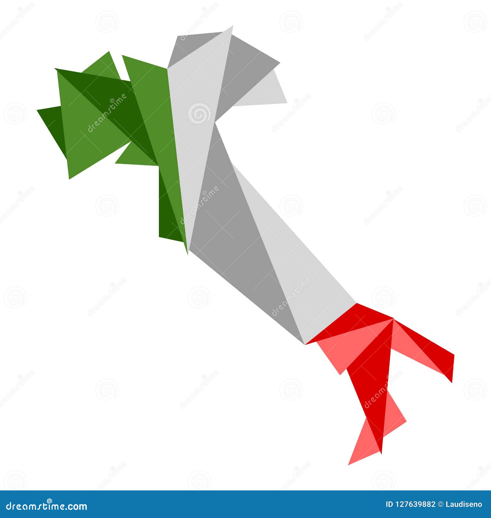 Low Poly Style Map of Italy Stock Vector - Illustration of travel ...