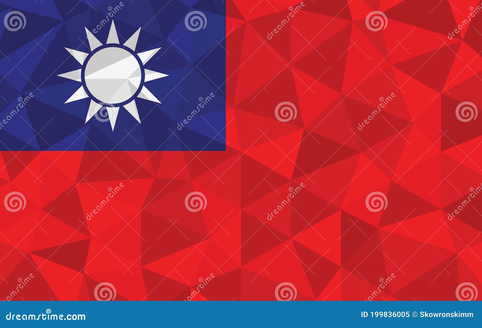 Taiwanese Independence Anniversary Celebration And Unity. People Of ...