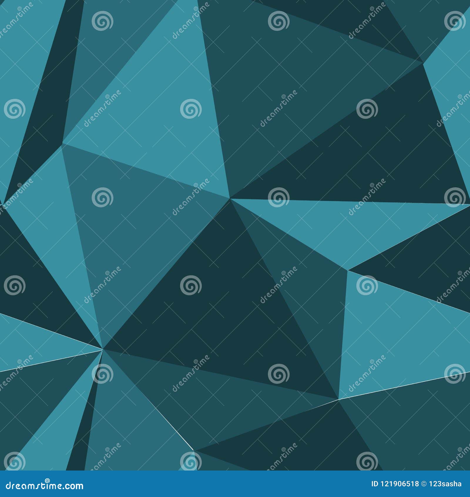 Low Poly Triangles Seamless Pattern Stock Vector - Illustration of ...