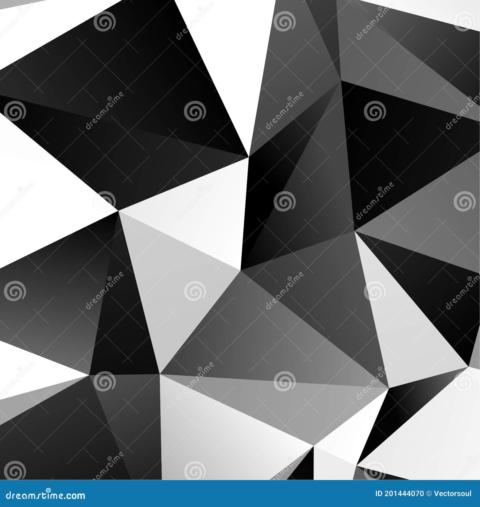 Low Poly Triangular, Triangles Vector Background. Shatter, Crumple ...