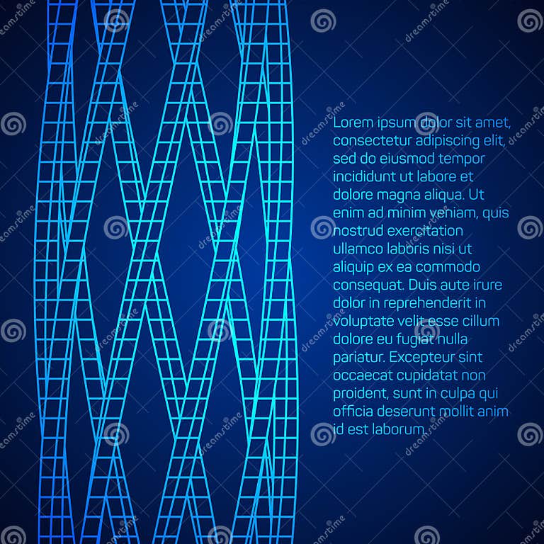 Low Poly Wireframe Mesh Background. Stock Vector - Illustration of ...