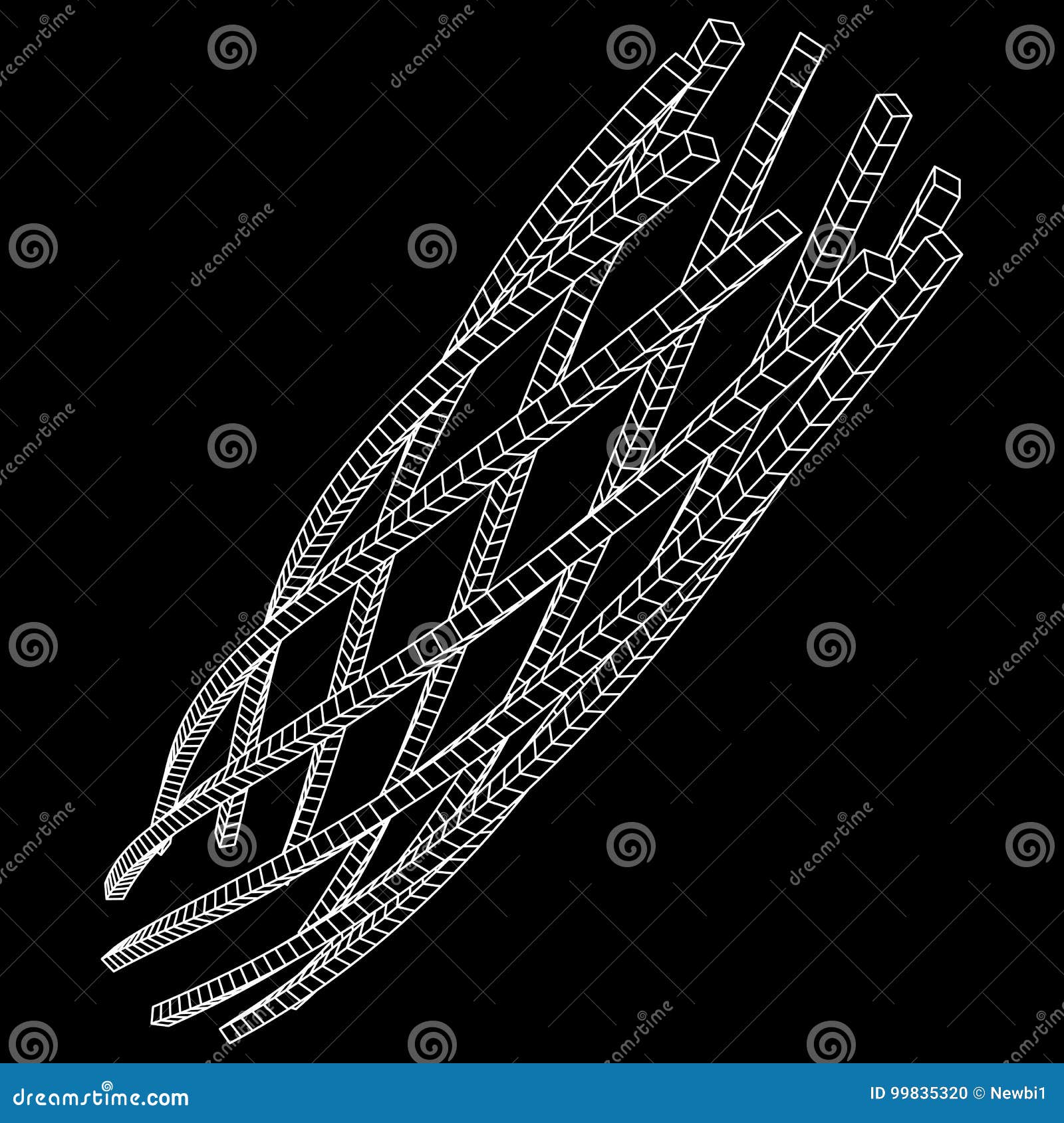 Low Poly Wireframe Mesh Background. Stock Vector - Illustration of ...